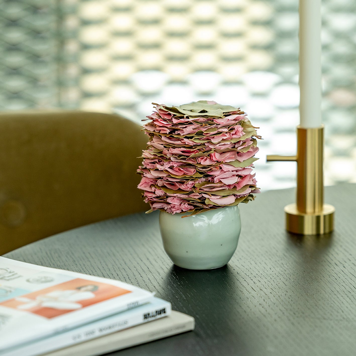 rose petal design object